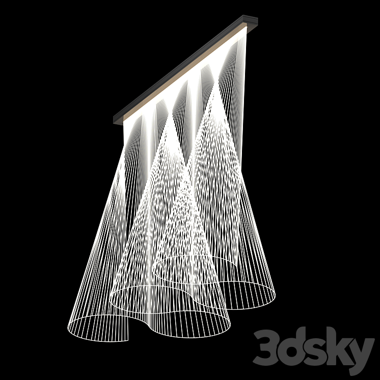 moon - Ceiling lamp - 3D model