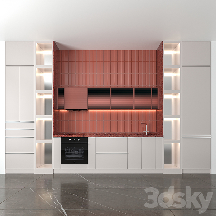 Kitchen No. 8 - Kitchen - 3D model