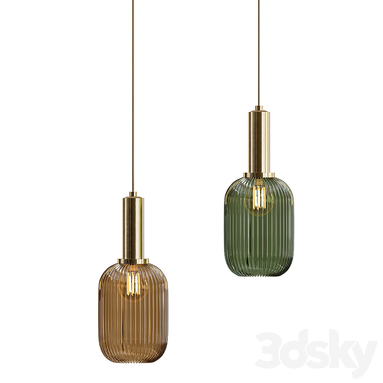Iric 2 - Pendant light - 3D model