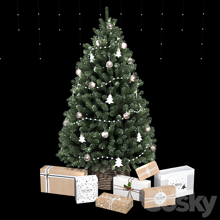 Christmas tree - Other decorative objects - 3D model