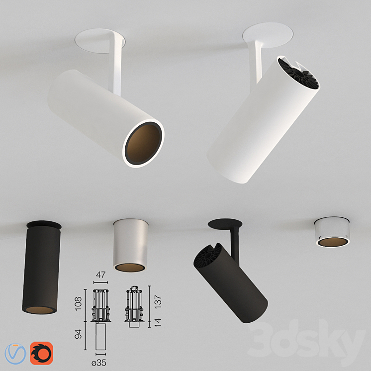 Find Me 1 - Spot light - 3D model
