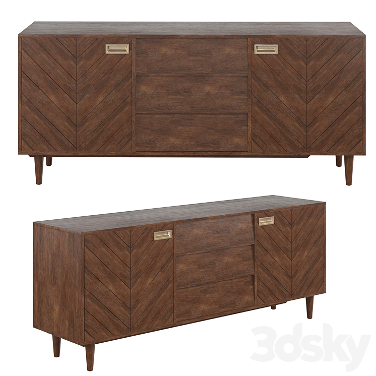 Zenn Greyson Sideboard - Sideboard & Chest of drawer - 3D model