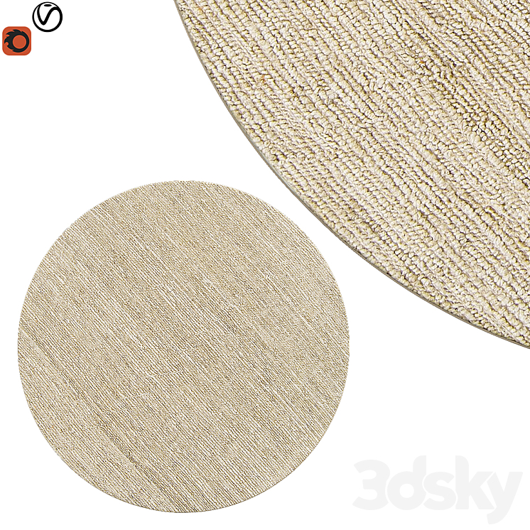 round rug | 29 - Carpets - 3D model