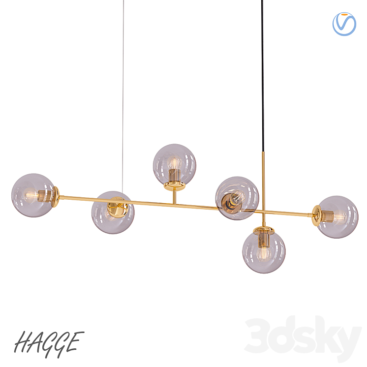 HAGGE - Pendant light - 3D model