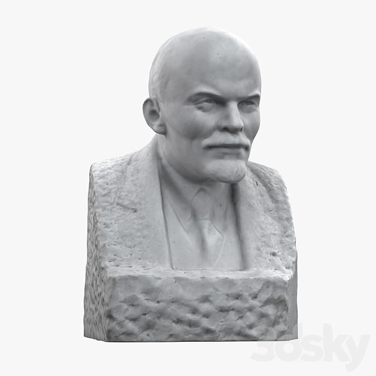 Lenin Vladimir Ilyich (1870 - 1924) - Sculpture - 3D model