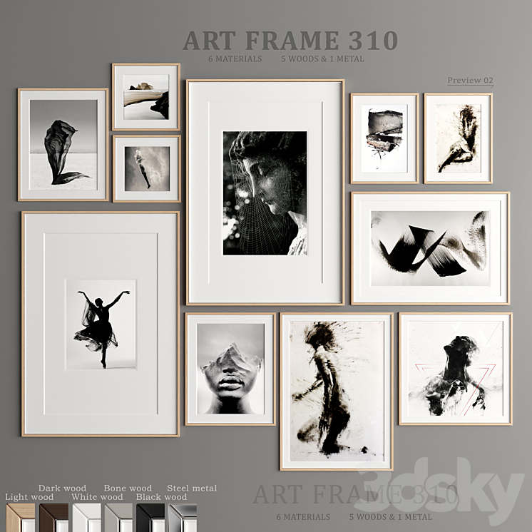 Art Frame 310 - Frame - 3D model