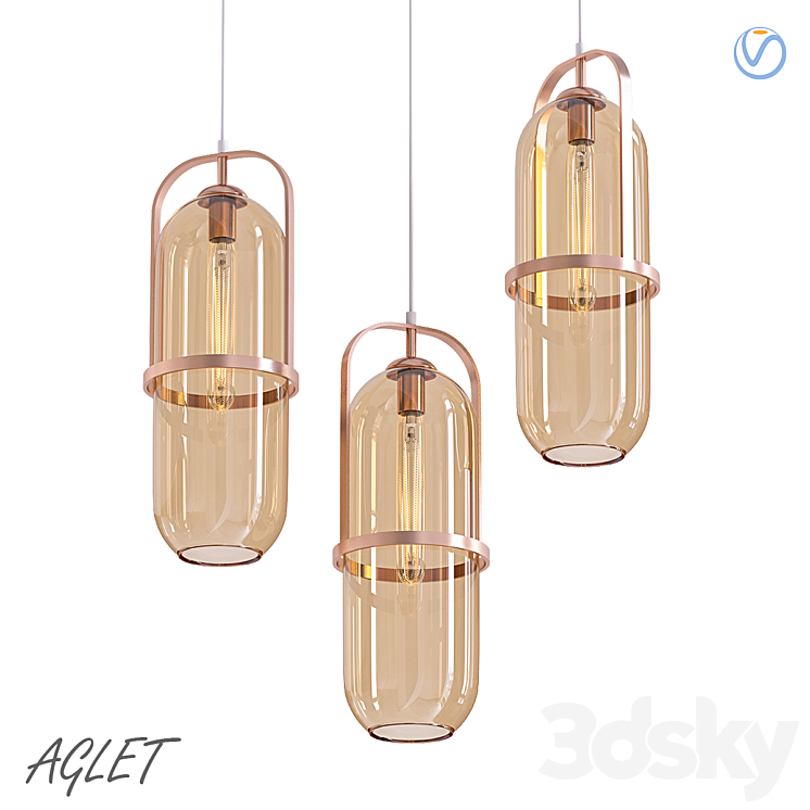 AGLET - Pendant light - 3D model