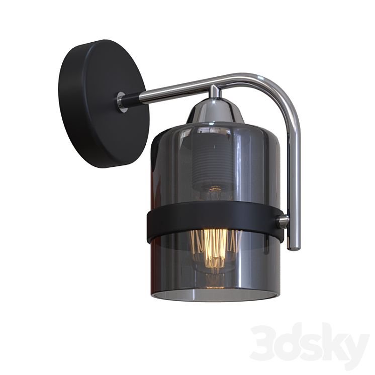 Evoluce Fiumo SLE102002-01 - Wall light - 3D model