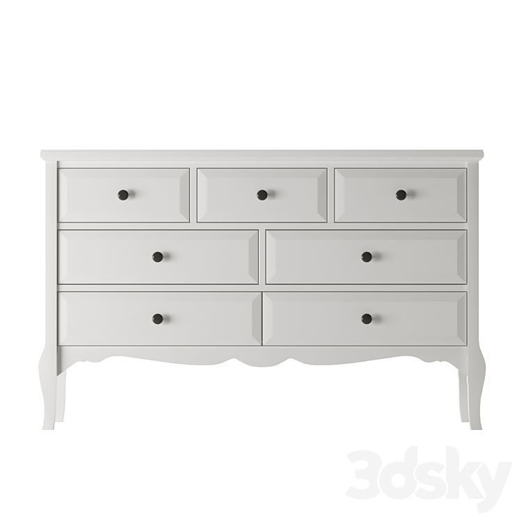 Chest of drawers low with 7 drawers Lison - Sideboard & Chest of drawer ...