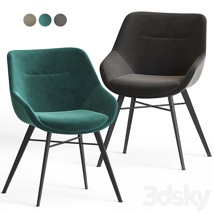 Luca dining room chair - Chair - 3D model