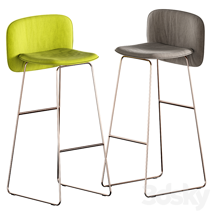 Chips by Chairs & More bar stool - Chair - 3D model