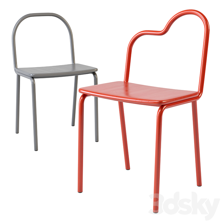 Loop Chair I & Loop Chair Iii - Chair - 3D model