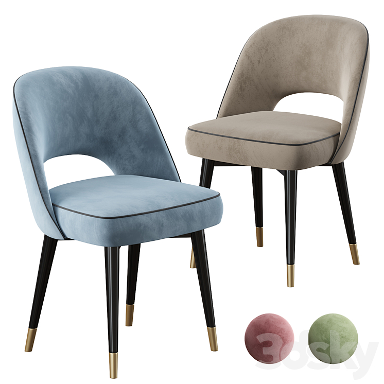 Eichholtz Dining Chair Cliff - Chair - 3D model
