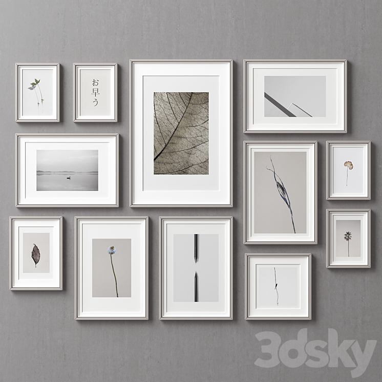 Picture Frames Set -220 - Frame - 3D model