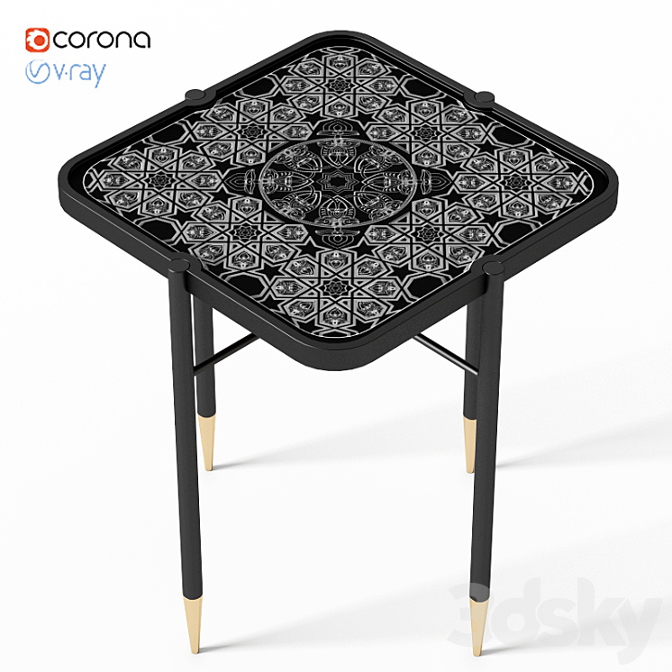 ebarza side table - Table - 3D model