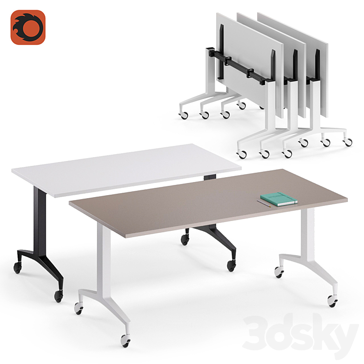 GDB Setup - Office furniture - 3D model