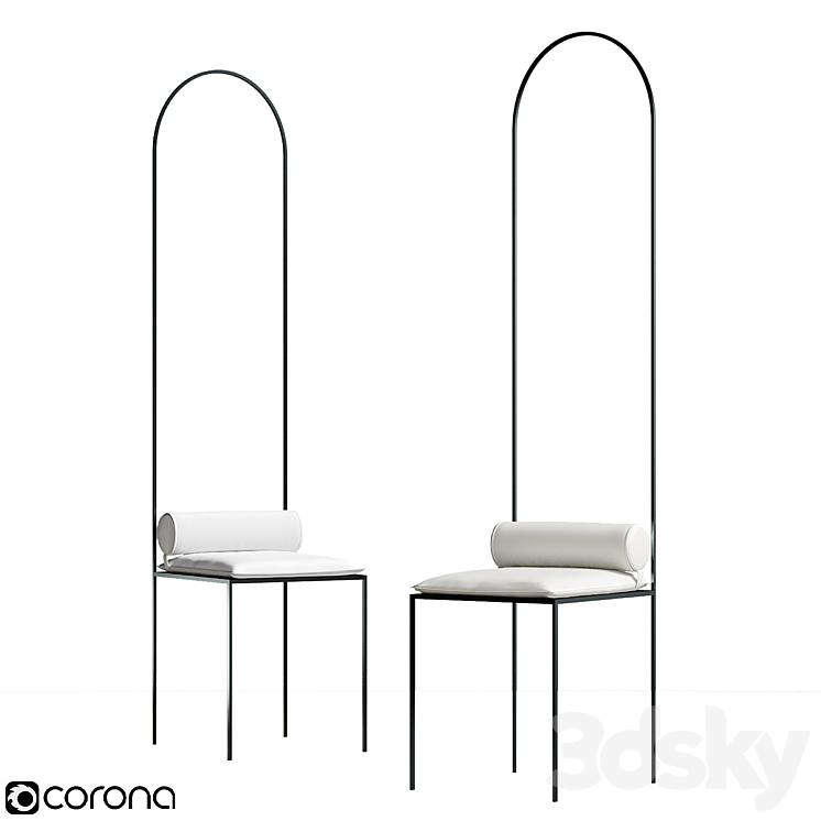High-Back Chair - Chair - 3D model