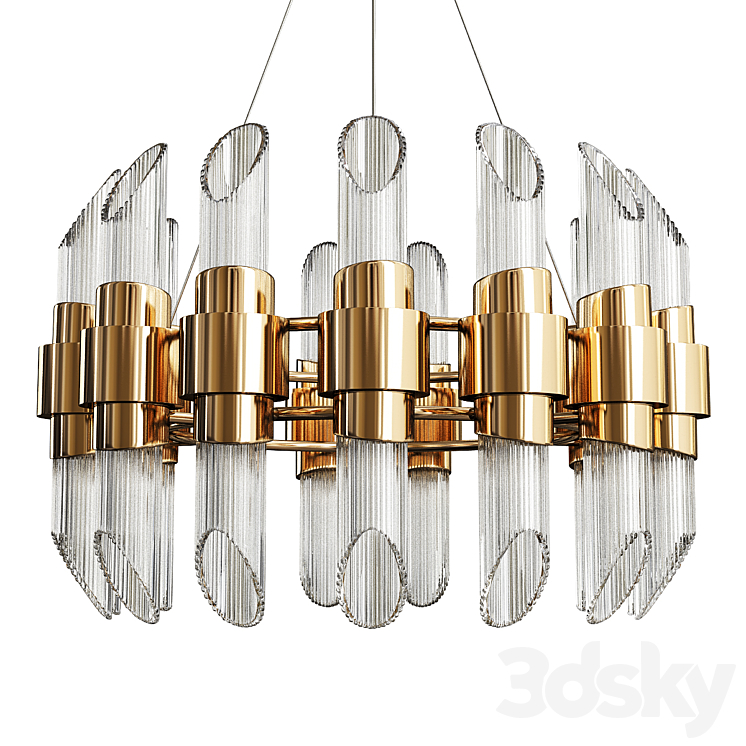 Tycho round - Pendant light - 3D model