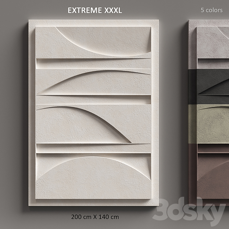 Relief EXTREME XXXL - Frame - 3D model