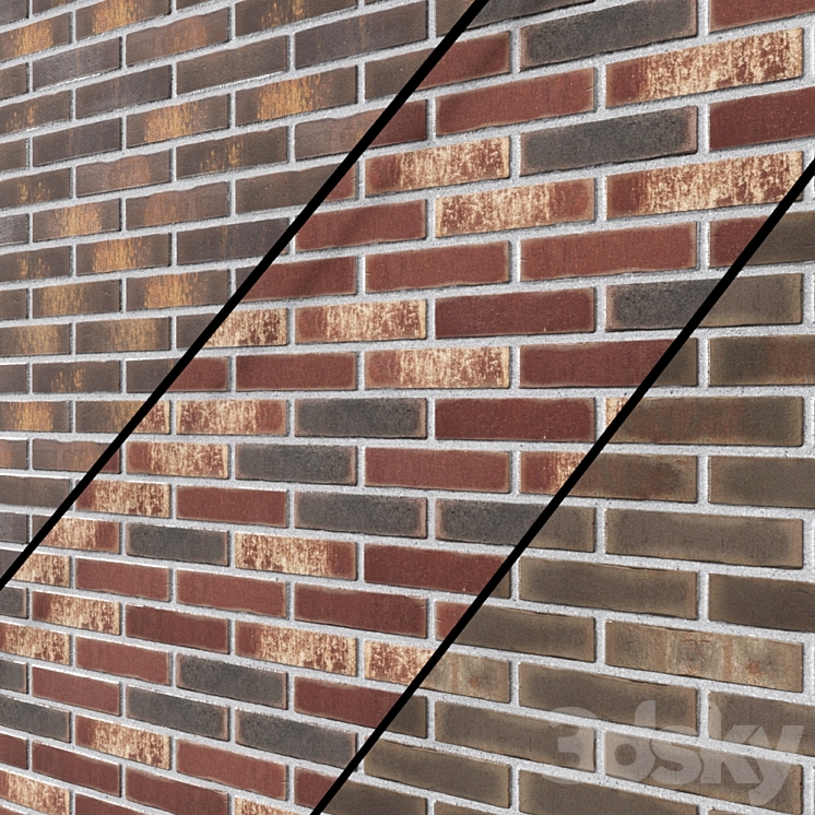 Clinker Tiles Feldhaus Klinker - Brick - 3D model
