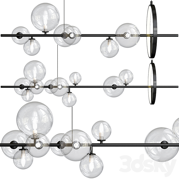 Iona L - Pendant light - 3D model
