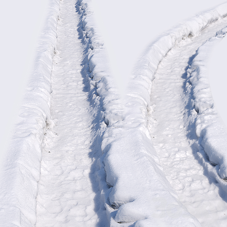 Snow trail_2 - Environment elements - 3D model