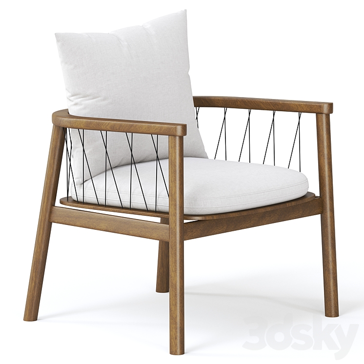 Kasen armchair - Arm chair - 3D model
