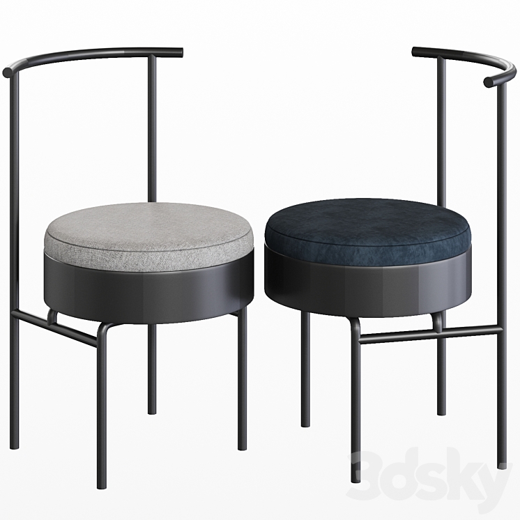 Baxter Tia chair - Chair - 3D model