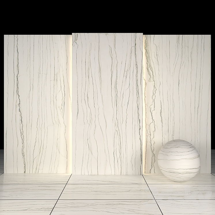 White Macauba Marble - Stone - 3D model