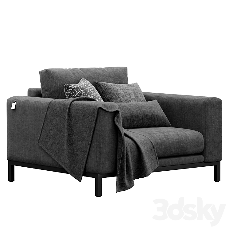 Delavega armchair C207 - Arm chair - 3D model