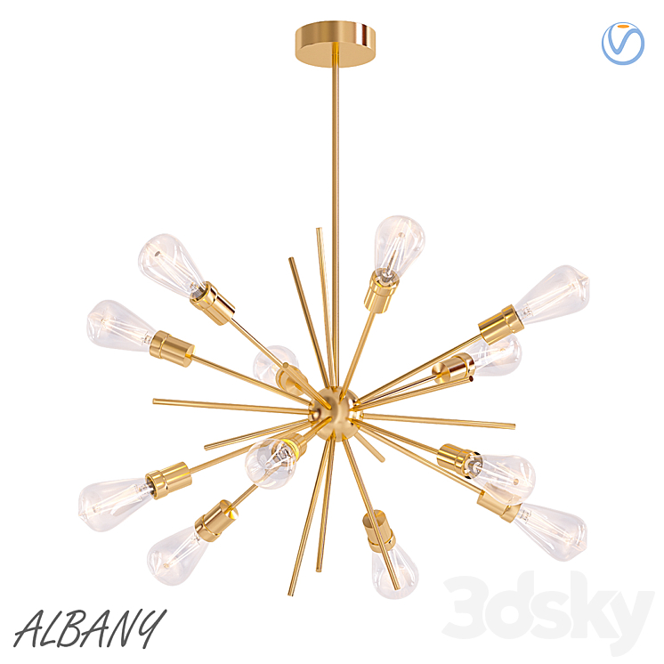 Albany - Pendant light - 3D model