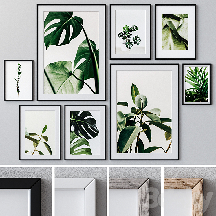 Photo Frames Set 1026 - Frame - 3D model