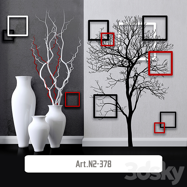 Wallpapers - Art.2-378 - Wall covering - 3D model