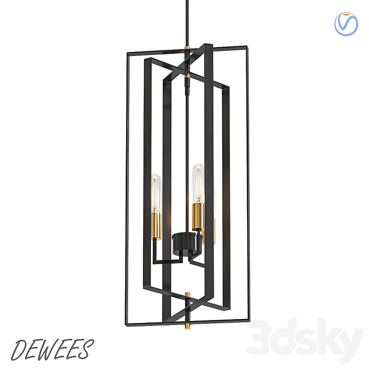 Dewees - Pendant light - 3D model