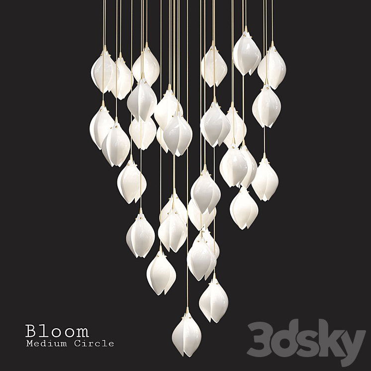 Bloom - Pendant light - 3D model