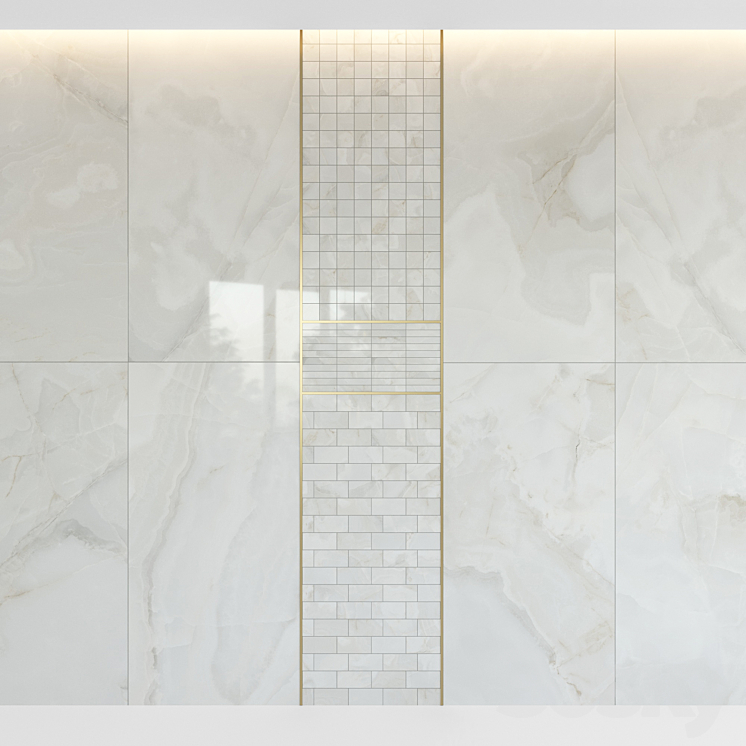 Luxury Design REX Reves Perle - Tile - 3D model