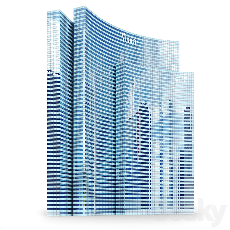 Vdara Las Vegas Hotel - Building - 3D model