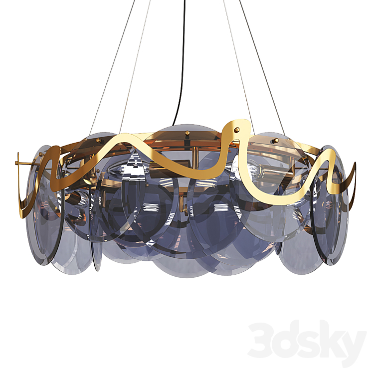 Alessa - Pendant light - 3D model