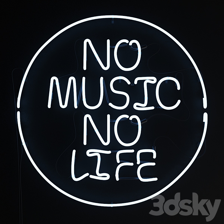 Neon Set 02 Neon Sign - Neon - 3D model