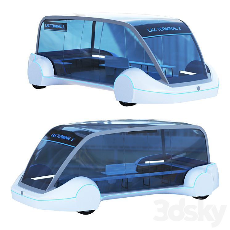 Tesla pod - Transport - 3D model
