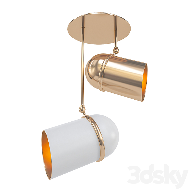 Hublot Duo - Pendant light - 3D model