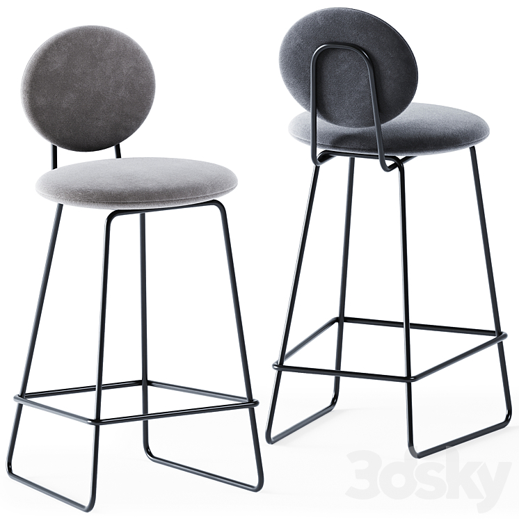 Gemma Bar Chair by Baxter - Chair - 3D model