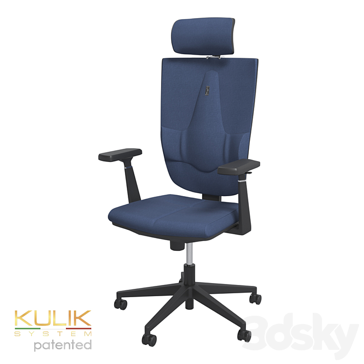 OM Kulik System SPACE ergonomic chair - Office furniture - 3D model