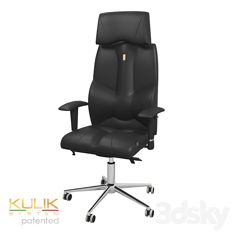 OM Kulik System BUSINESS ergonomic armchair - Office furniture - 3D model