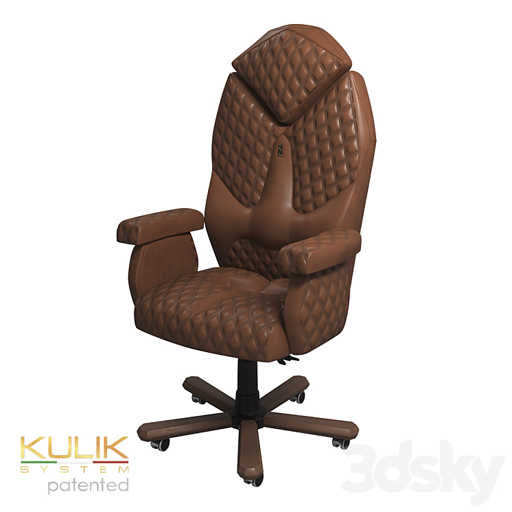 OM Kulik System DIAMOND ergonomic chair - Office furniture - 3D model