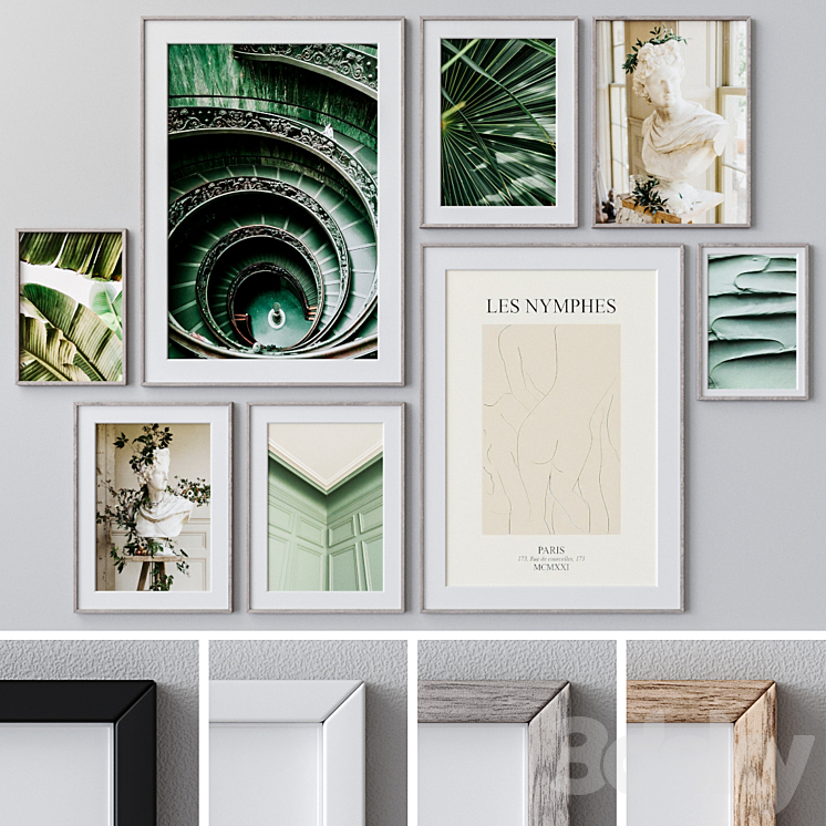 Photo Frames Set 1121 - Frame - 3D model