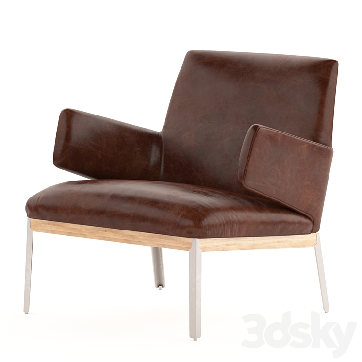 Arflex hug chair - Arm chair - 3D model