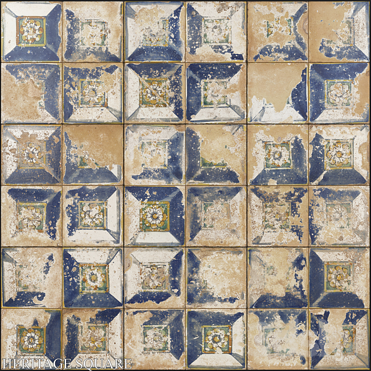 Peronda Heritage Square - Tile - 3D model