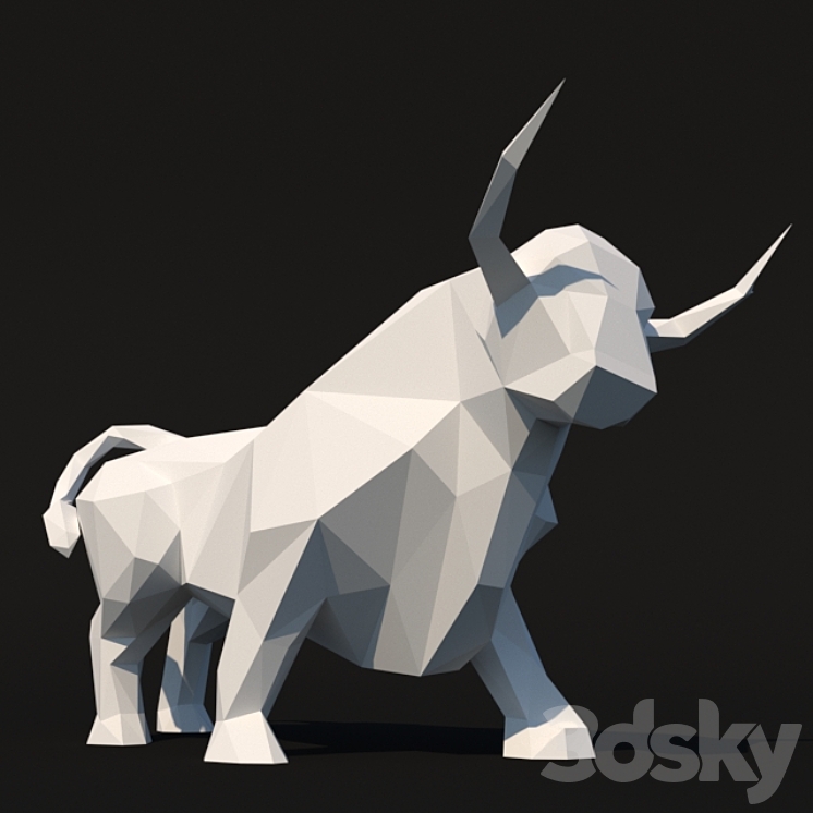 Bull / bull - Sculpture - 3D model