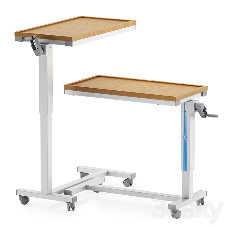 ADJUSTABLE CARDIAC TABLE - Hospital Equipment 20 - Other - 3D model